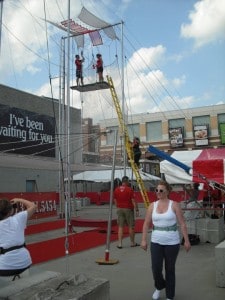 What it's like to try the trapeze