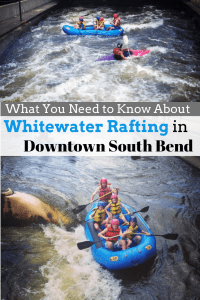 Whitewater Rafting Downtown in South Bend, Indiana
