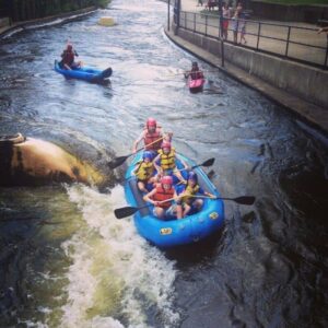 Whitewater Rafting Downtown in South Bend, Indiana