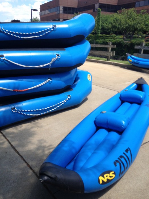 Whitewater Rafting Downtown in South Bend, Indiana