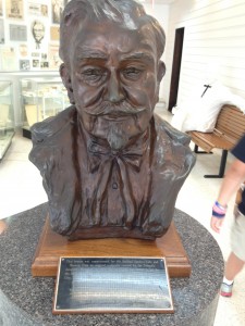 KFC Food and History at the Harland Sanders Cafe and Museum