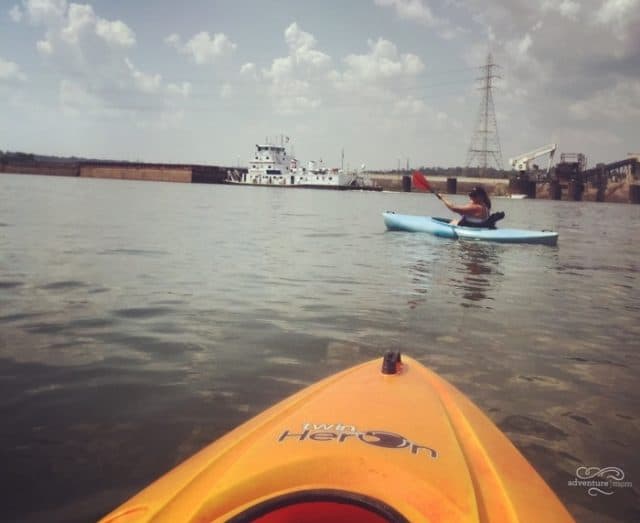A Kayak Adventure to see the Ghost Ship in Northern Kentucky