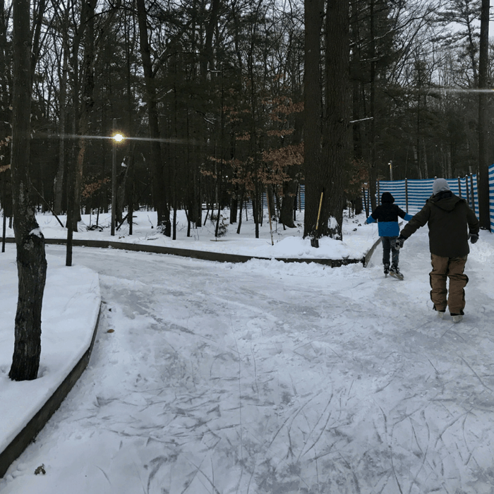 An Ice Skating Trail in the Woods That You Need to Visit