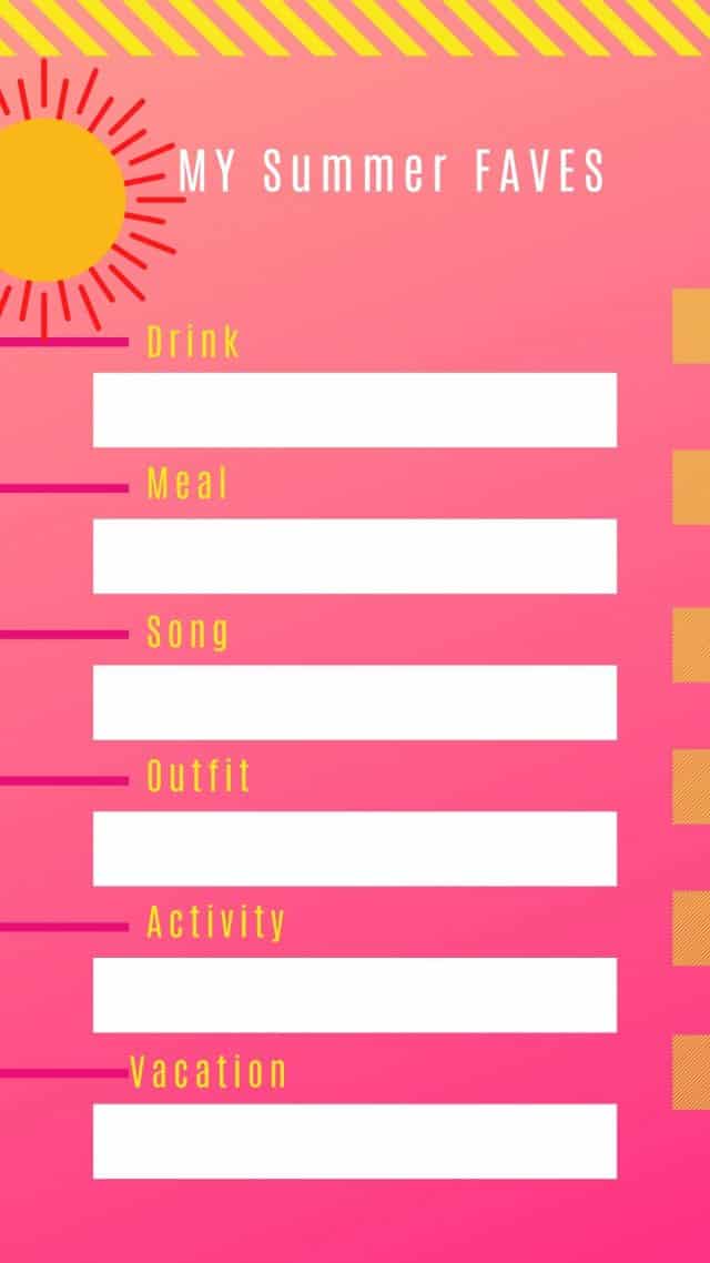 25 Summer Bucket List Ideas