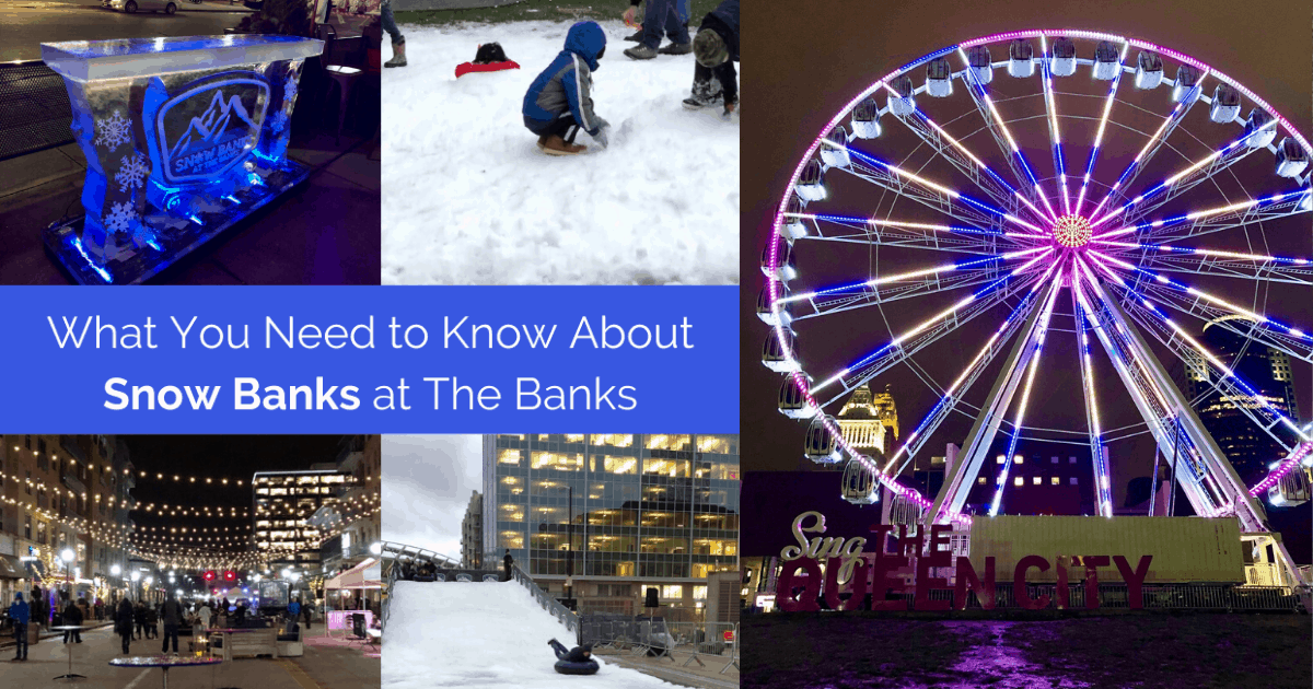 What You Need to Know About Snow Banks at The Banks - Adventure Mom