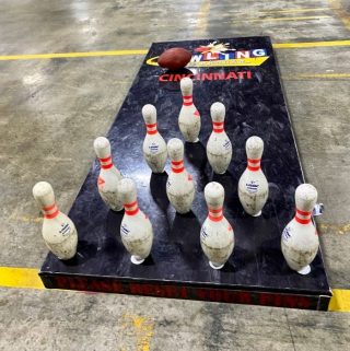 Fowling Warehouse Cincinnati - Play the Original Football Bowling Pin Game