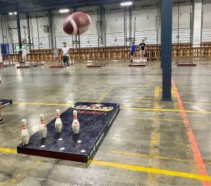 Fowling Warehouse Cincinnati - Play the Original Football Bowling Pin Game