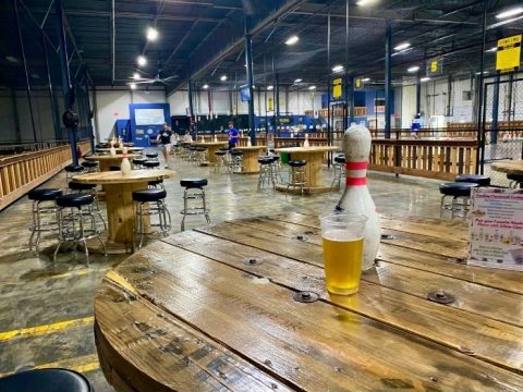 Fowling Warehouse Cincinnati - Play the Original Football Bowling Pin Game