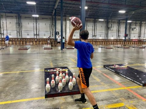 Fowling Warehouse Cincinnati - Play the Original Football Bowling Pin Game