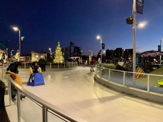 Glide on an Ice Skating Trail in South Bend Indiana