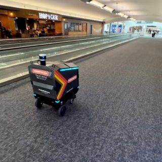 You Can Order Food From a Delivery Robot at CVG Airport