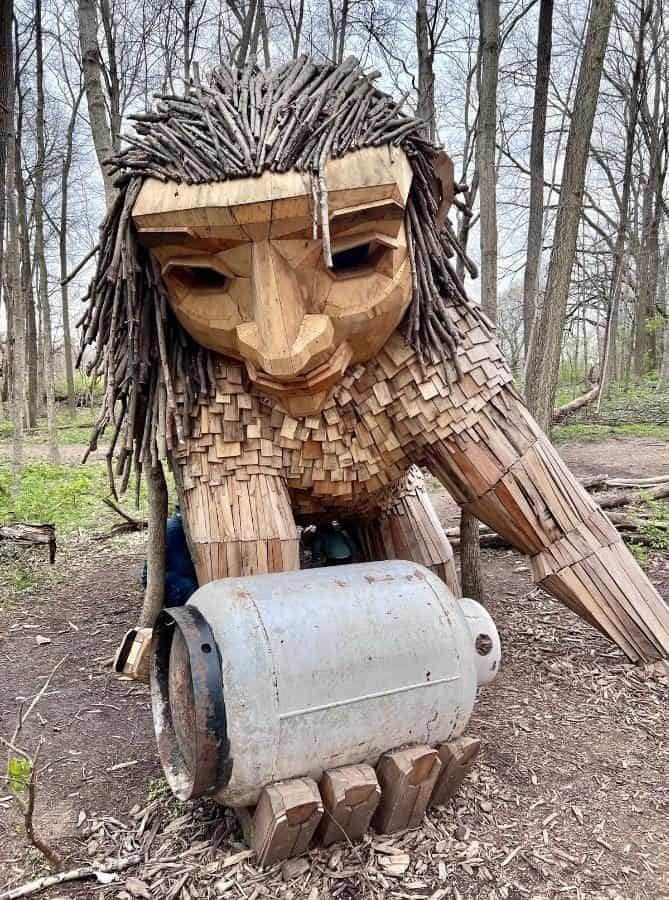 Can You Believe These Giant Trolls are in Dayton, Ohio?