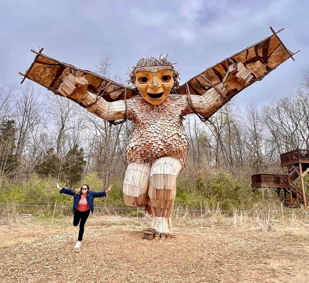 Can You Believe These Giant Trolls are in Dayton, Ohio?