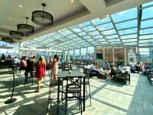 Scenic Rooftop Views From Vista at The Lytle Park Hotel in Cincinnati
