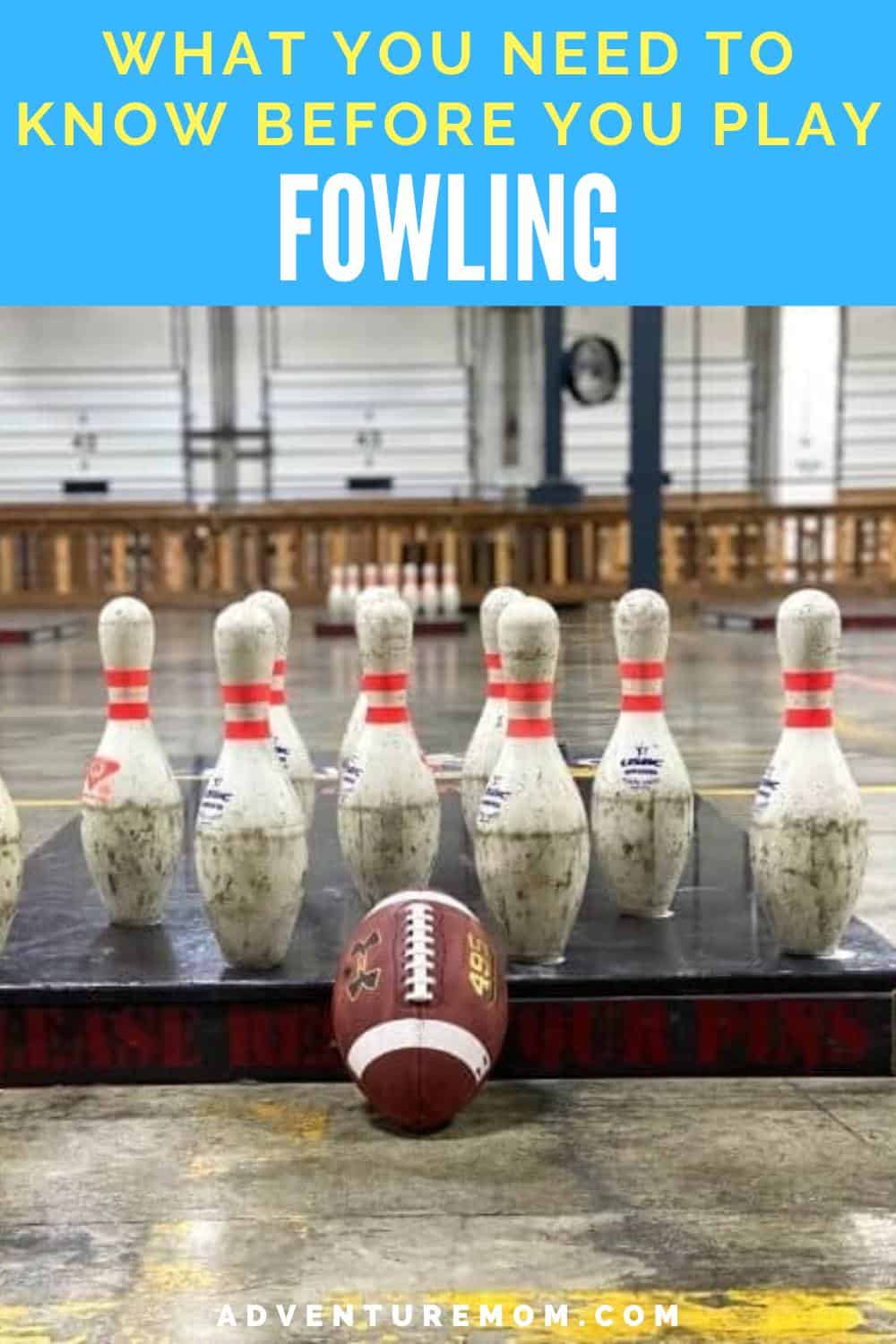 Fowling Warehouse Cincinnati - Play the Original Football Bowling Pin Game