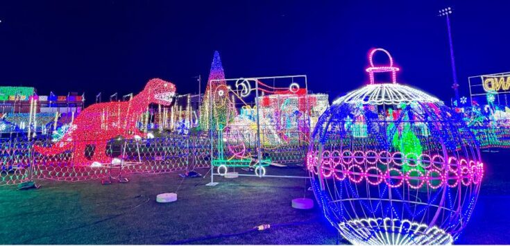 Holiday Lights at Deck The Y'alls Lightfest in Florence, KY