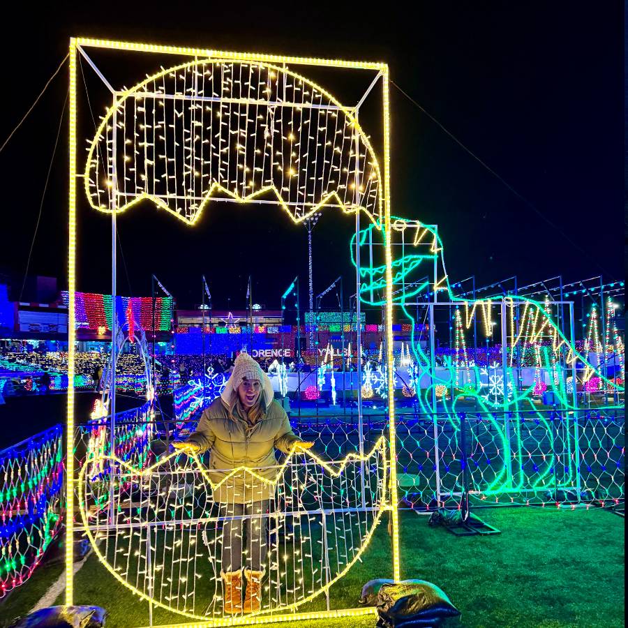 Holiday Lights at Deck The Y'alls Lightfest in Florence, KY