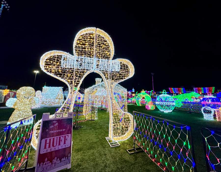 Holiday Lights at Deck The Y'alls Lightfest in Florence, KY