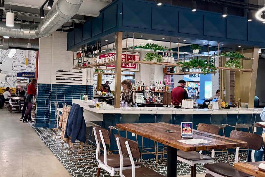 The Gatherall Food Hall at Factory 52 in Norwood, OH